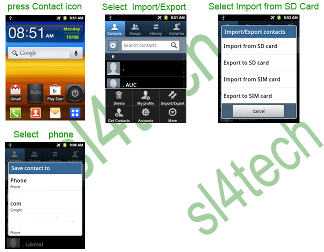 Android tips and tricks: How to Import and Export/Backup contacts on ...