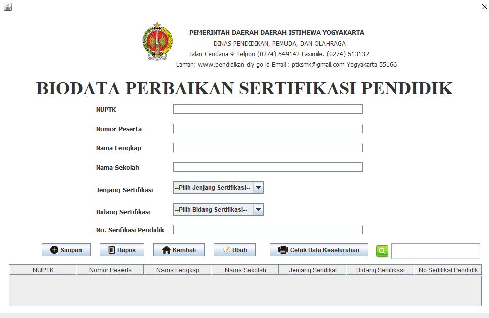Kumpulan Aplikasi NetBeans Lengkap