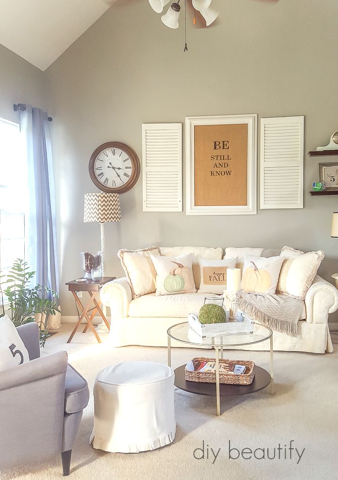 Stress-free Simple Fall Decorating - DIY Beautify - Creating Beauty at Home