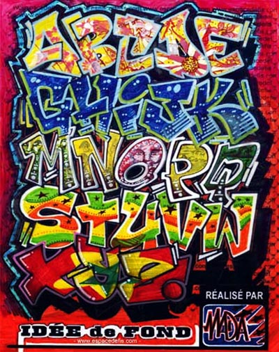 GRAFFITI COLLECTION IDEAS: 6 Graffiti Alphabet Designs With Pencil