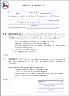 As-built Certificates and Foundation Certificates: Foundation ...