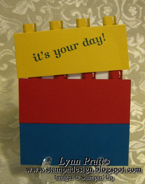 Stamp-n-Design: Lego - Duplo Birthday Card