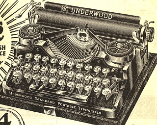 oz.Typewriter: Lee S.Burridge and the Underwood 3 Portable Typewriter