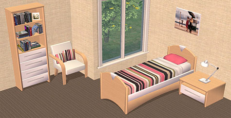 Sims2Play Archive: Sims2Play - Bedrooms and Beds
