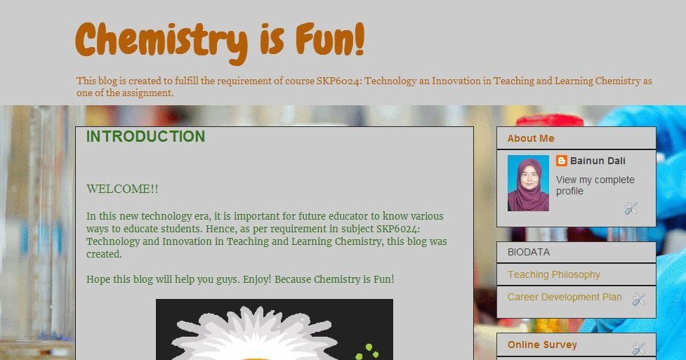 Chemistry is Fun!: WEEK 2: Blogspot