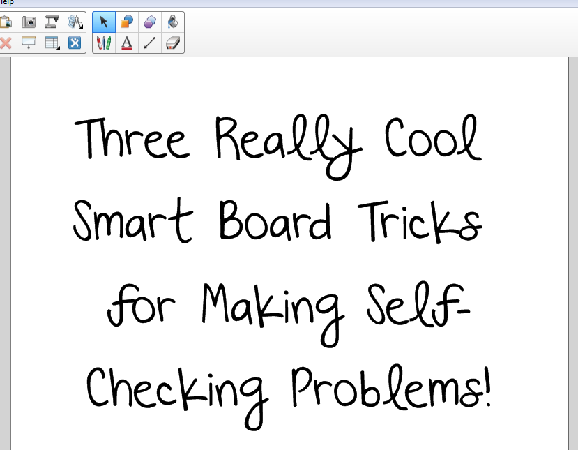 Three Smart Board Tricks for Making Self-Checking Problems - FlapJack