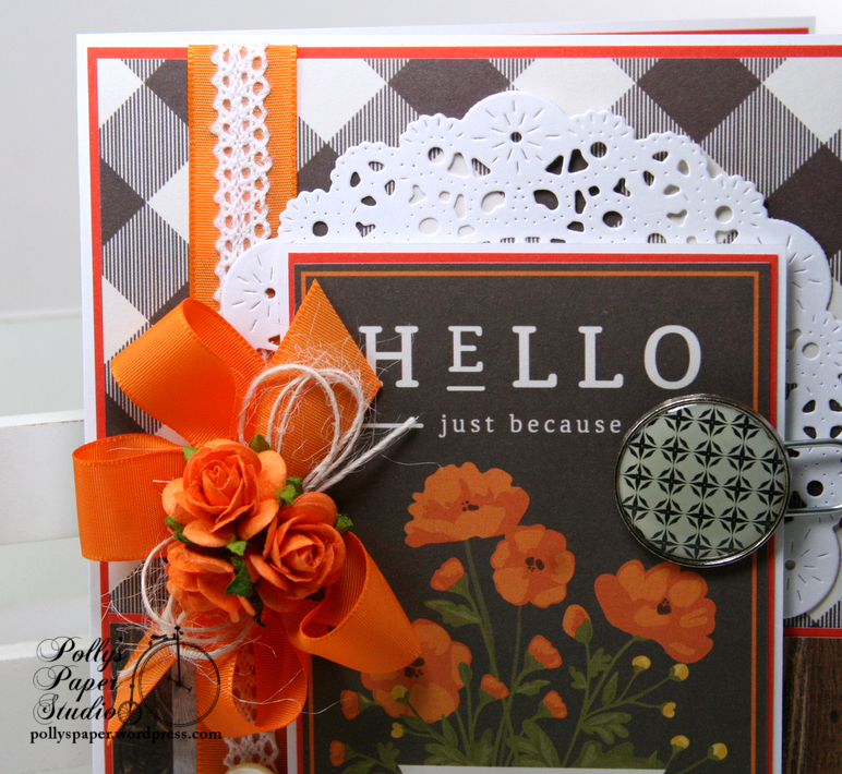 Really Reasonable Ribbon Blog: Hello Greeting Card