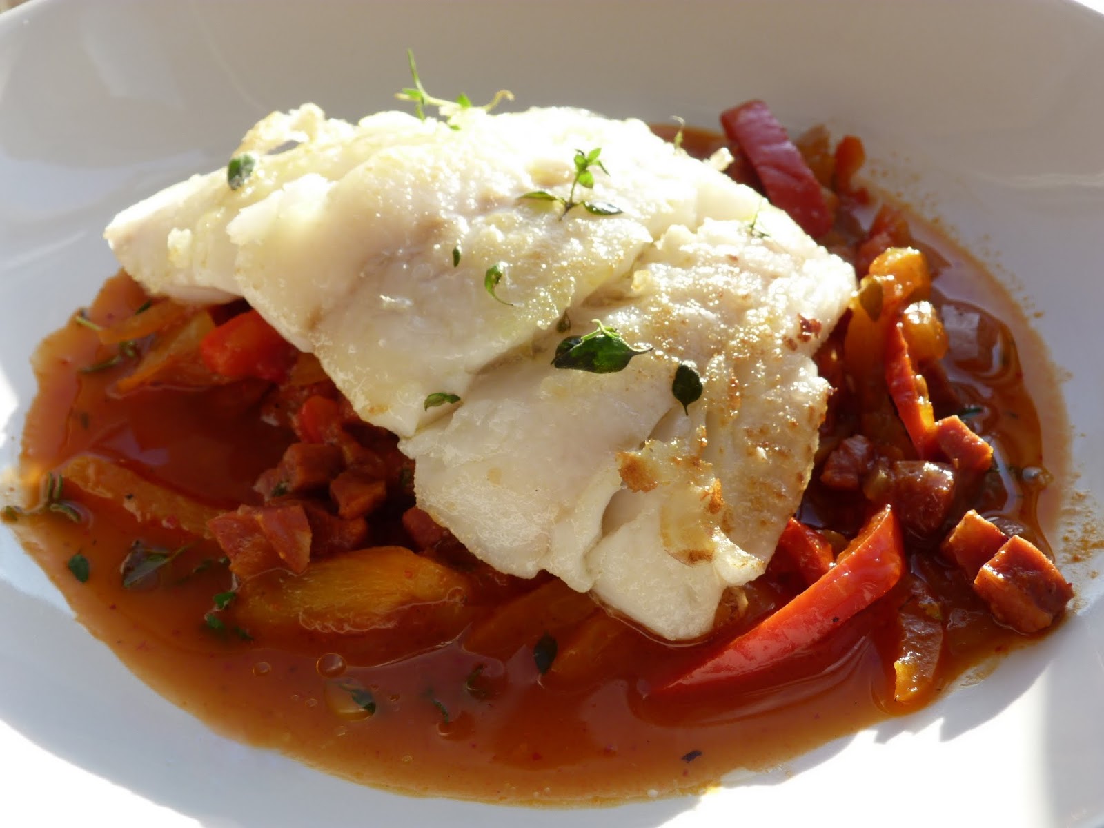 Pies and Fries: Cod Basquaise