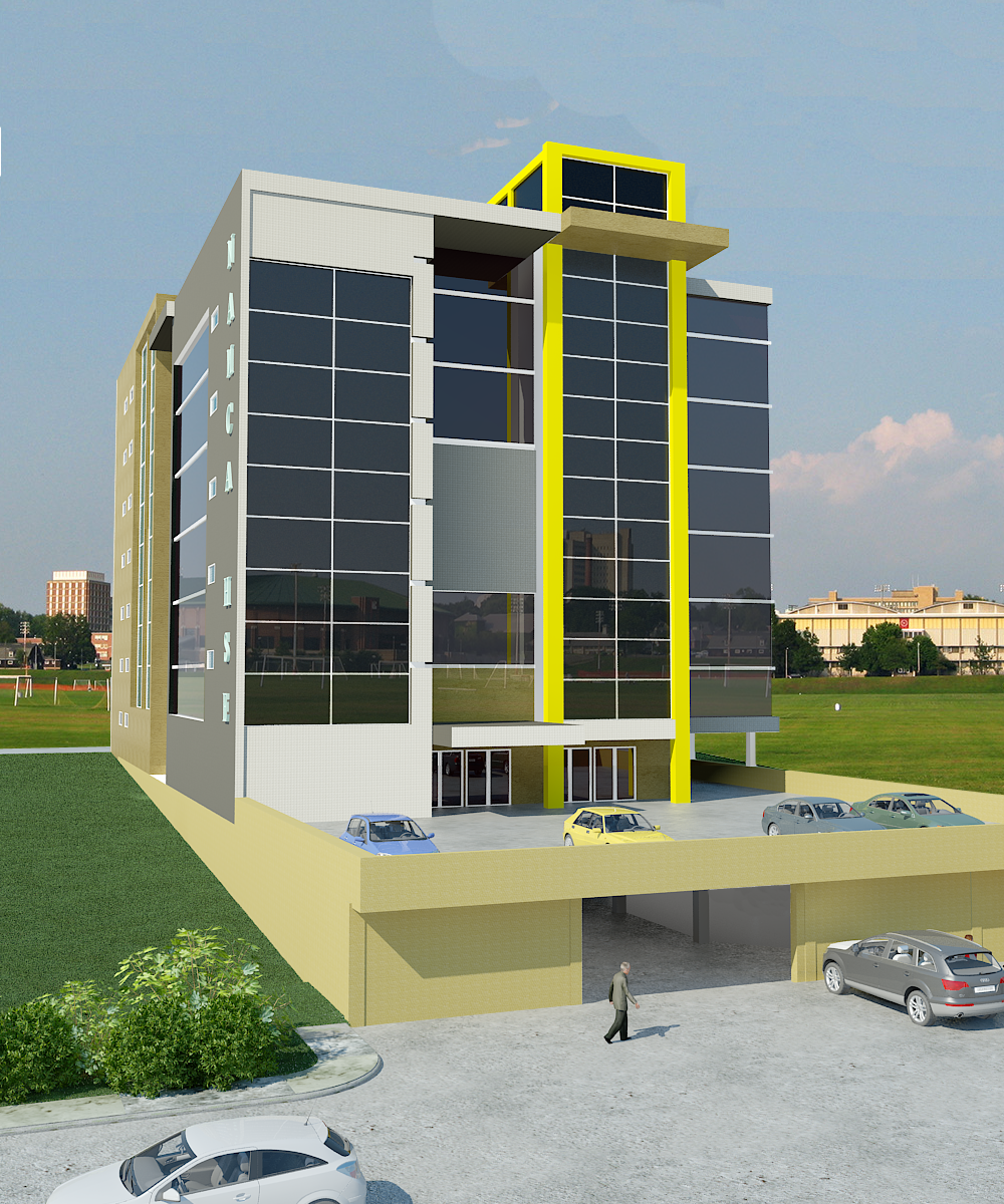 3D Rendering & Modeling Gallery: Office Building rendering