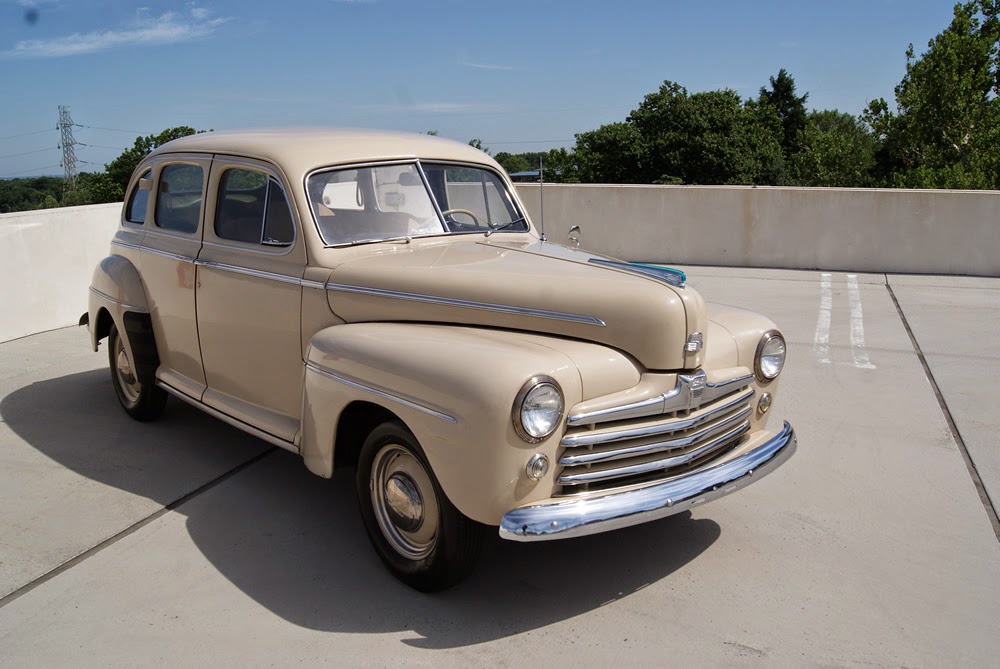 All American Classic Cars: 1947 Ford Super DeLuxe Fordor 4-Door Sedan