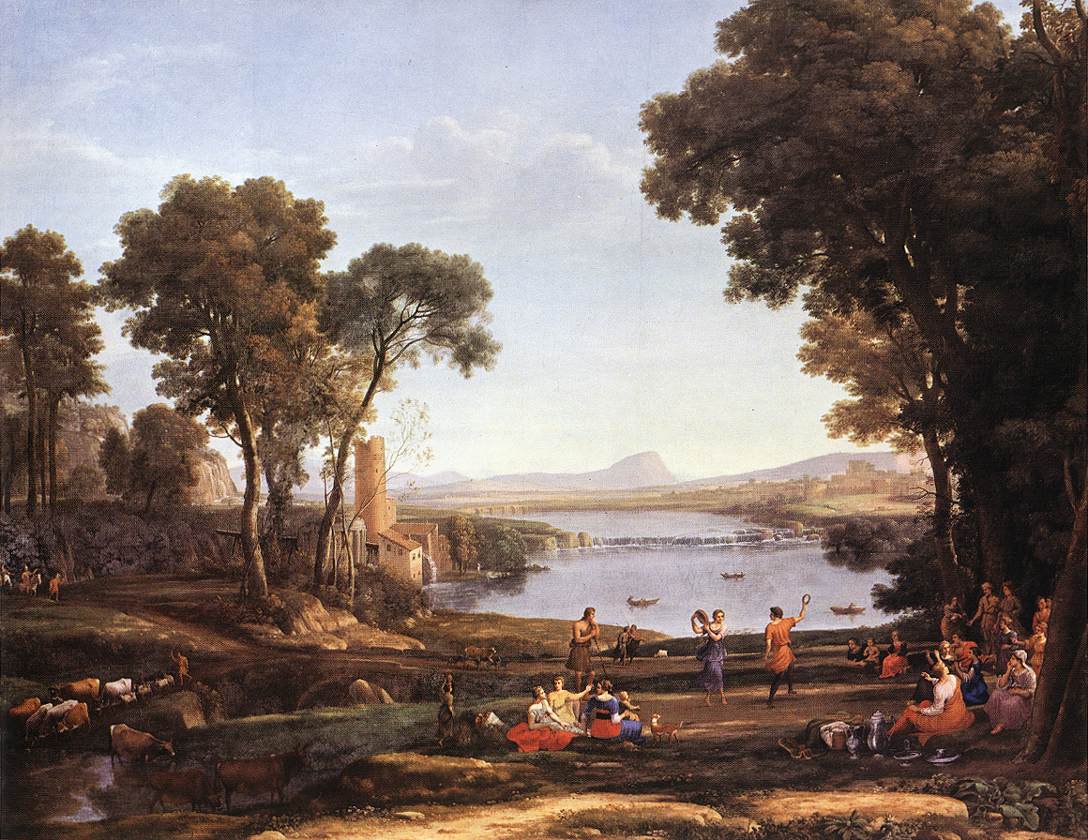 Claude Lorrain (Claudio de Lorena), obras, pinturas, cuadros