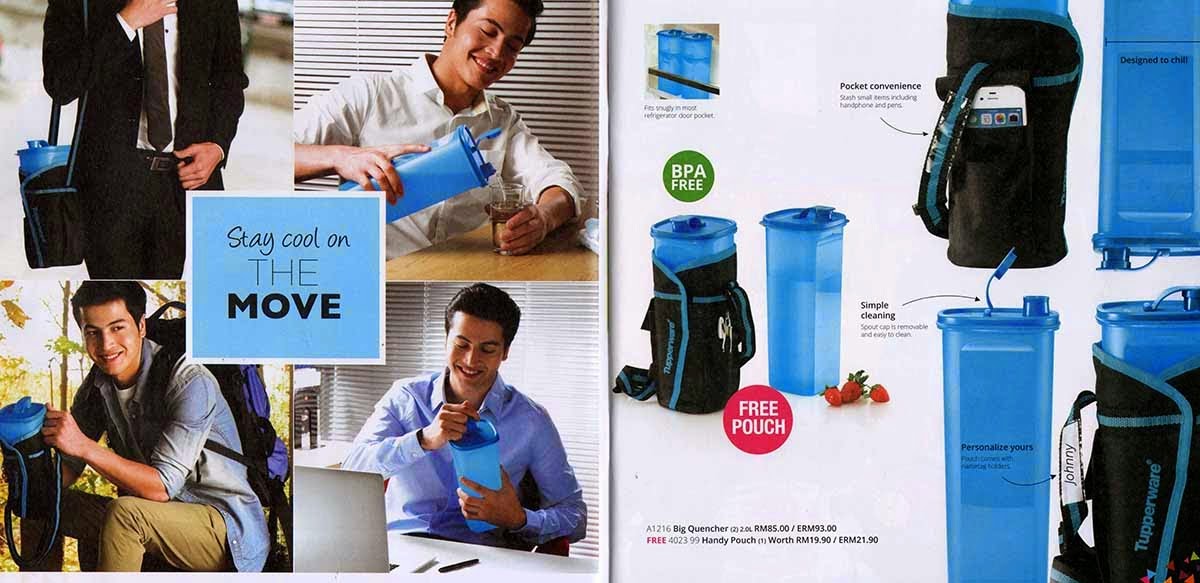 Tupperware Brand Malaysia::Tupperware: Big Blue Quencher 2L with Handy ...