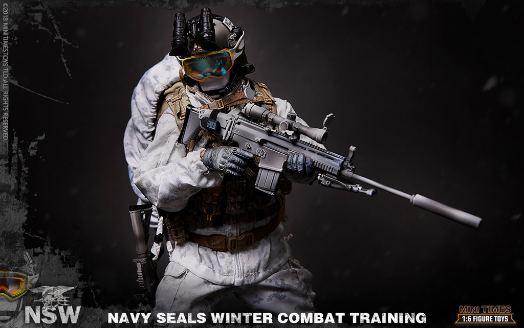 toyhaven: Mini Times 1/6th scale US Navy SEAL Winter Combat Training 12 ...