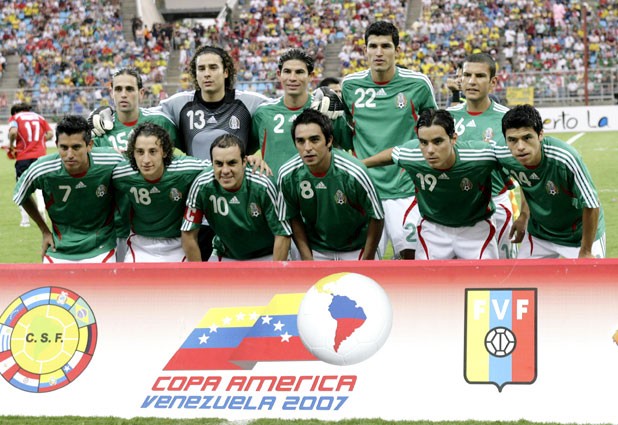 Partidos de la Roja: [04/07/2007] México-Chile | 0:0