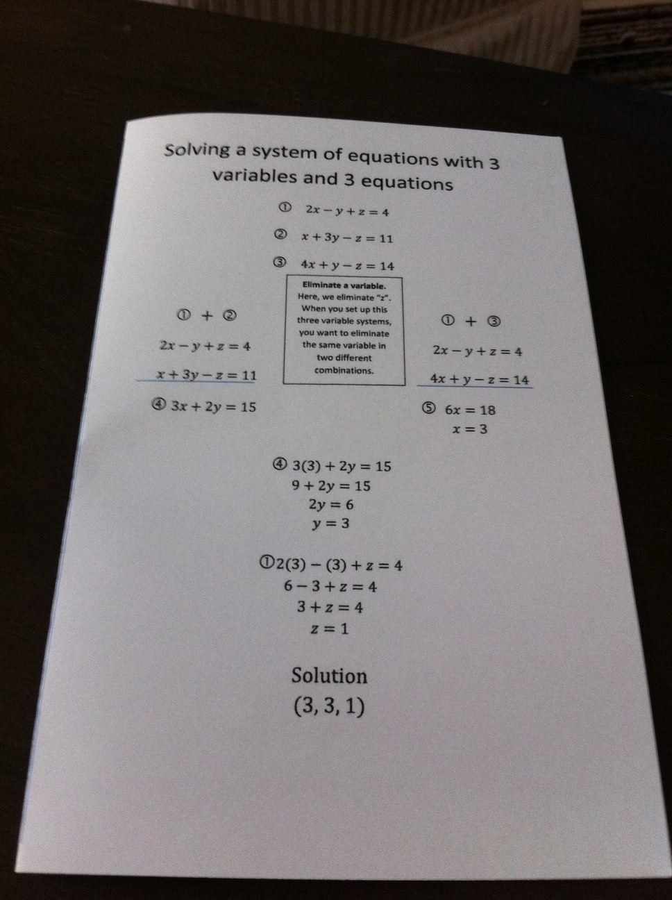 Hands on Math in High School: #Made4Math - Systems of Equations with 3 ...