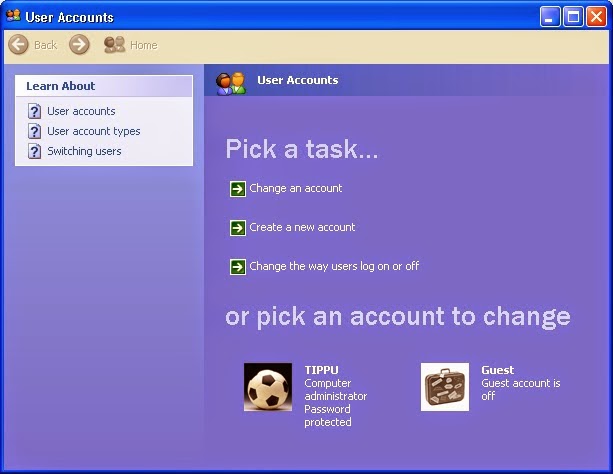 LETS ENJOY LIFE HOW TO INSERT PASSWORD IN WINDOWS XP LETS ENJOY LIFE HOW TO INSERT PASSWORD IN WINDOWS XP