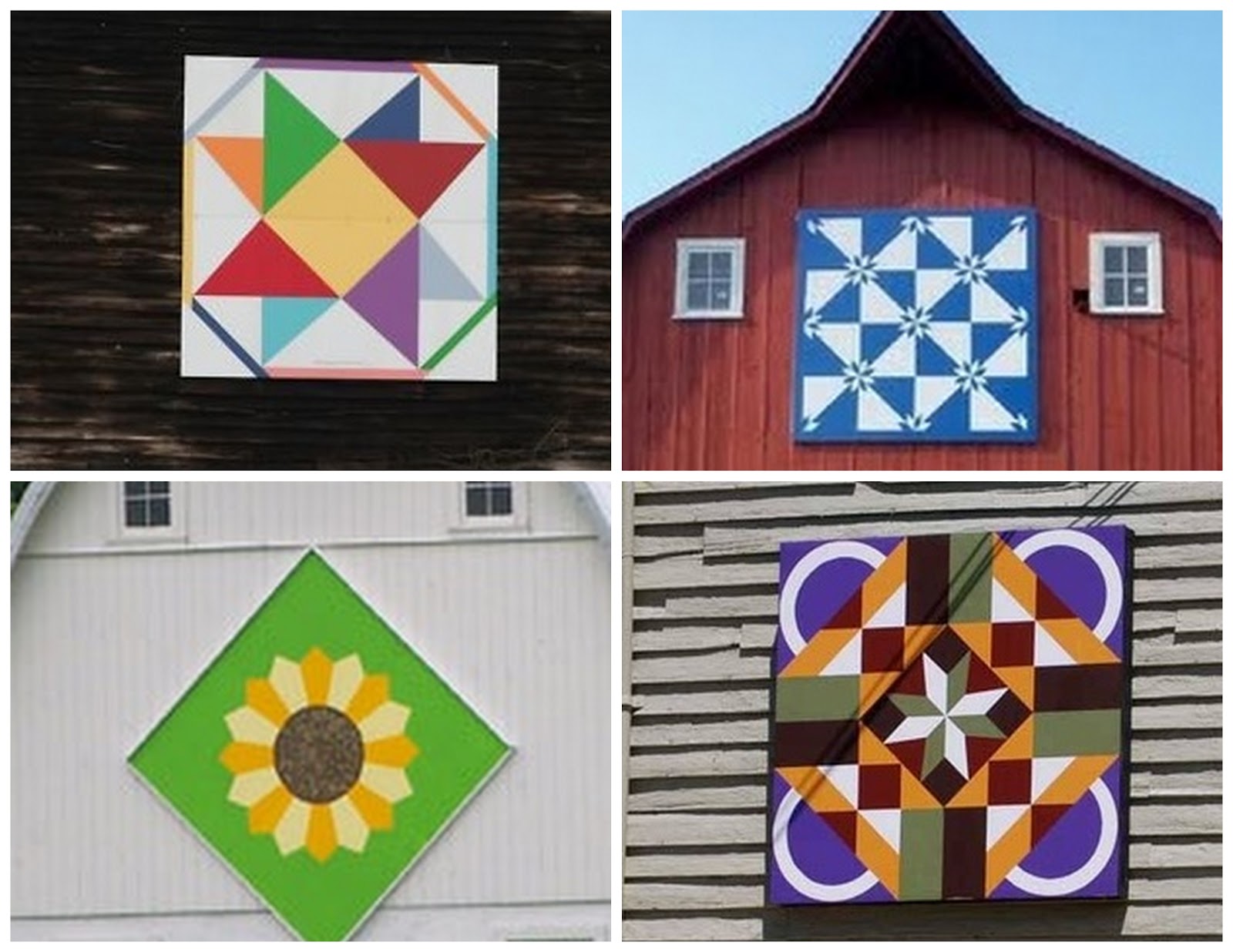 The Red Feedsack: Wooden Quilt Square (And A Winner)!