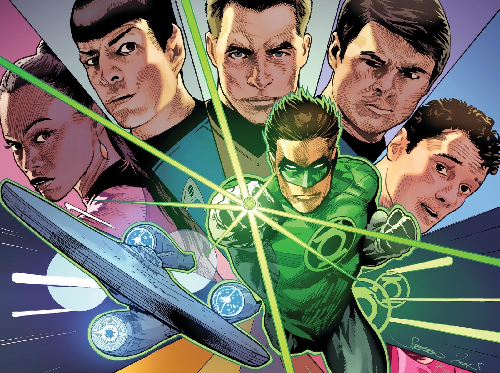 Weird Science DC Comics: Star Trek/Green Lantern: The Spectrum War #6 ...