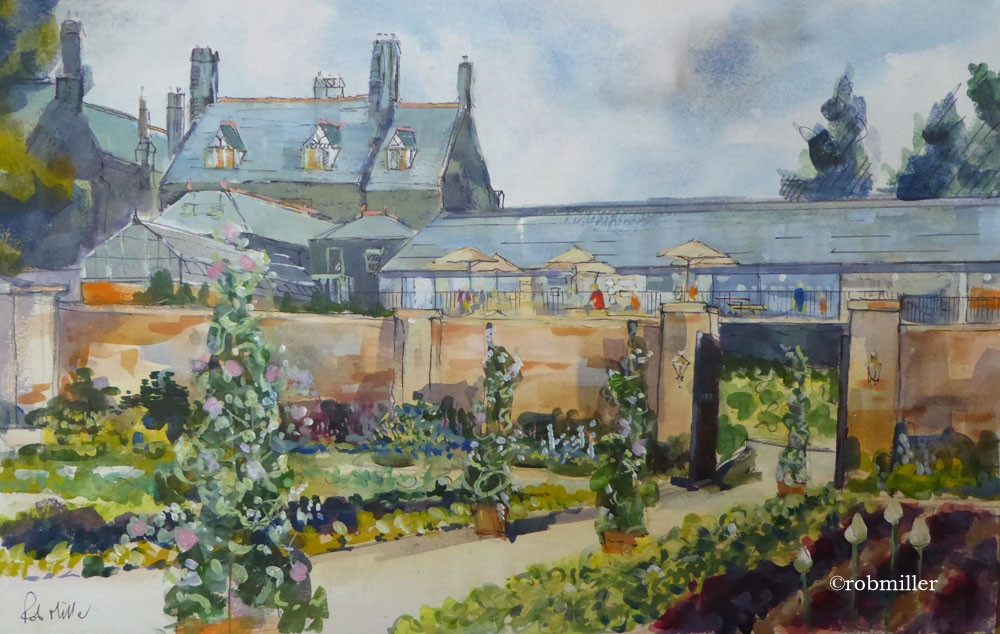 Lake District Art :- Lingholm Updates Resident Artist Rob Miller