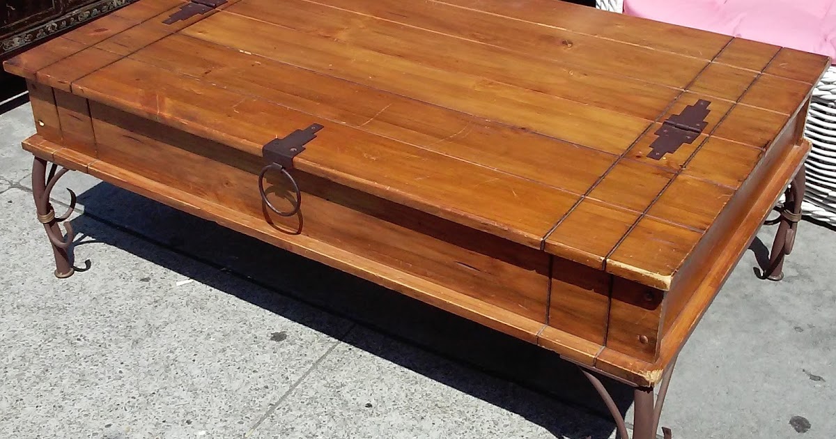 UHURU FURNITURE & COLLECTIBLES: SOLD 4' Rustic Mexican Style Coffee ...