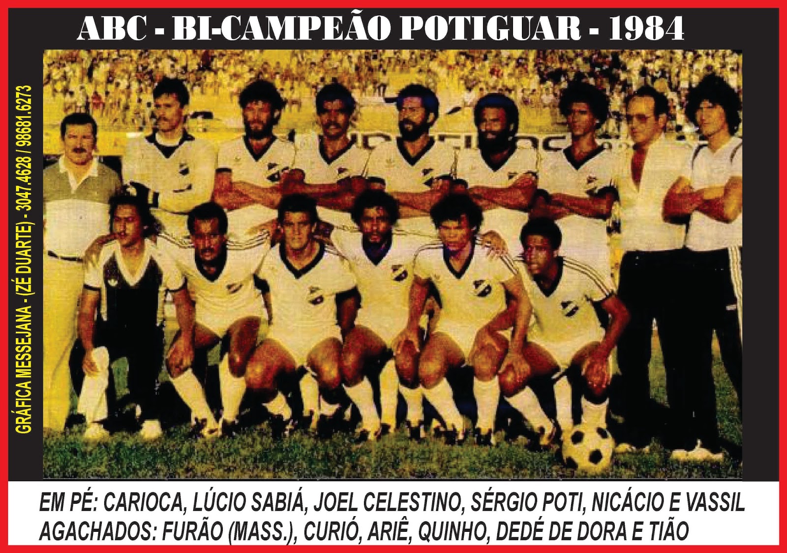 Blog do Zé Duarte: ABC FUTEBOL CLUBE - NATAL - RN.