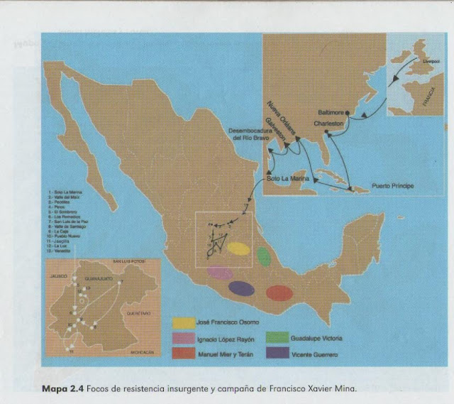 Historiador -- Texmelucan: HISTORIA DE MÉXICO -- MAPAS DE INDEPENDENCIA ...