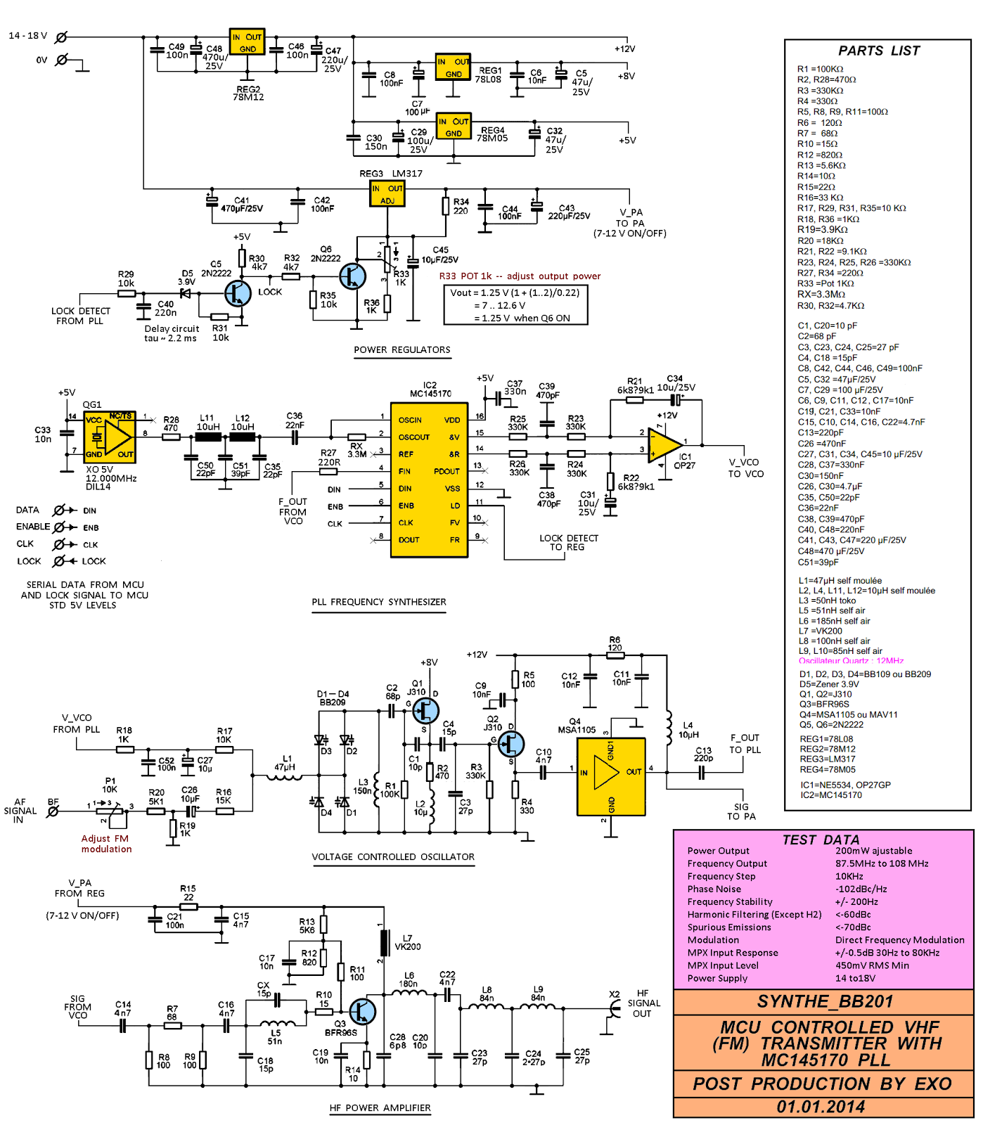 Exo Cruiser: RF Turner Electronic Circuits