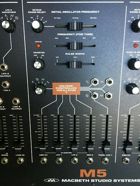 MATRIXSYNTH: MACBETH M5 Semi-Modular Analog Synthesizer