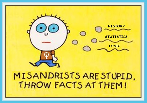 Unknown Gender History: Misandrists Are Stupid. Throw Facts At Them!