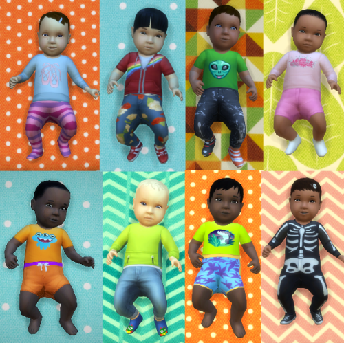 Skins for babies by budgie2budgie ~ Nathys Sims