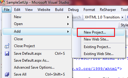 Visual Studio Create Setup project to deploy web application in IIS - ASP.NET,C#.NET,VB.NET ...