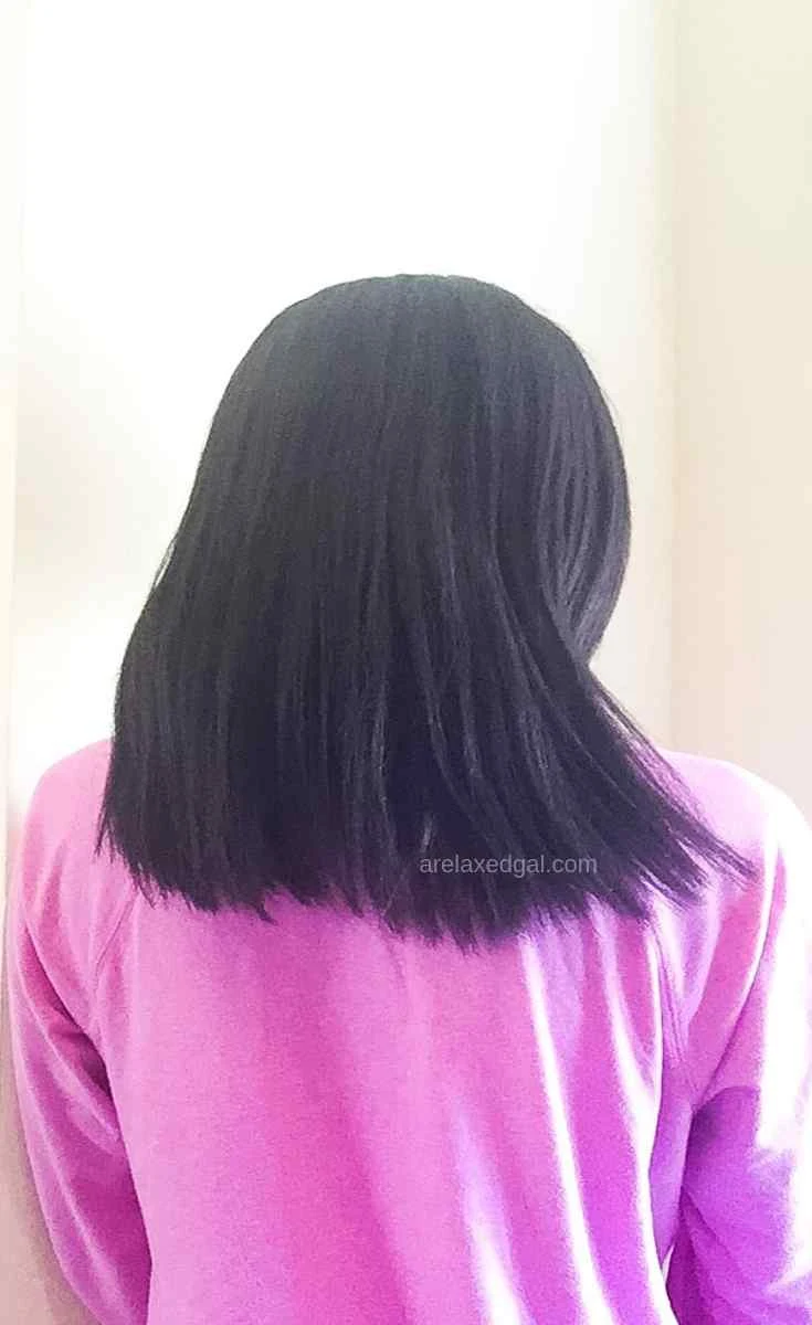 First Relaxer Touch-up Of The Year Results | A Relaxed Gal
