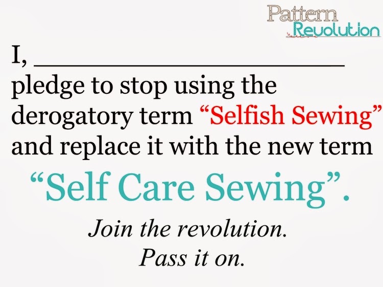 Mama Lusco Handmade: Self Care Sewing Pledge