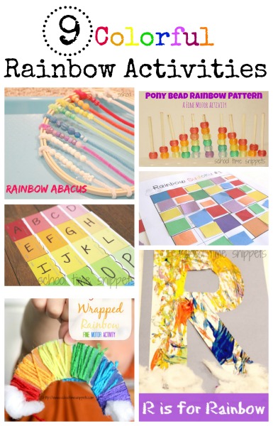 Rainbow Activities Preschoolers Will Love | School Time Snippets