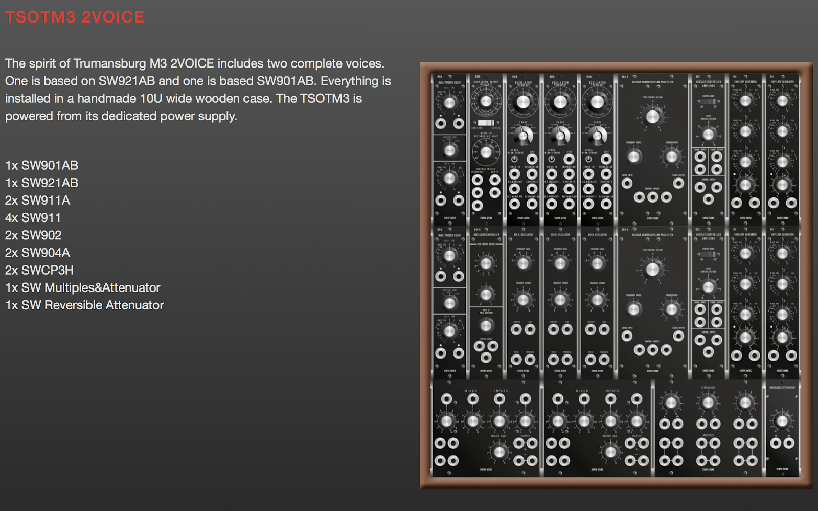 MATRIXSYNTH: New SYNTH-WERK Modules & Systems Based on Classic Moog Designs