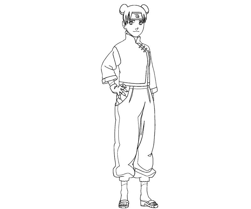 Tenten 5 Coloring | Crafty Teenager