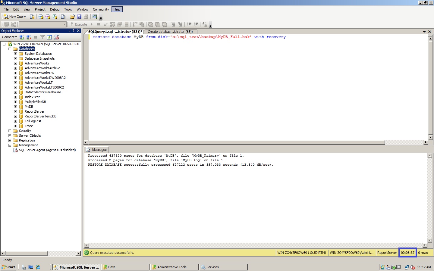 Microsoft SQL Server Goodness: SQL Server and Instant File Initialization