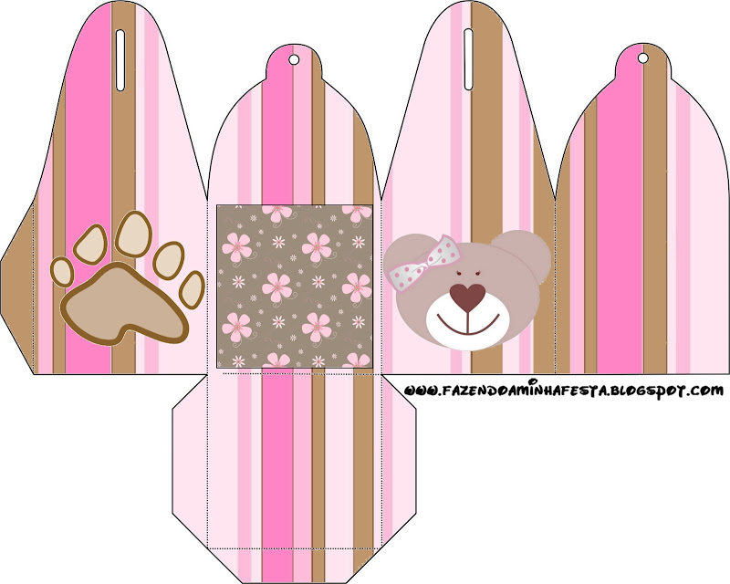 Bear Girl: Free Printable Boxes. - Oh My Fiesta! in english