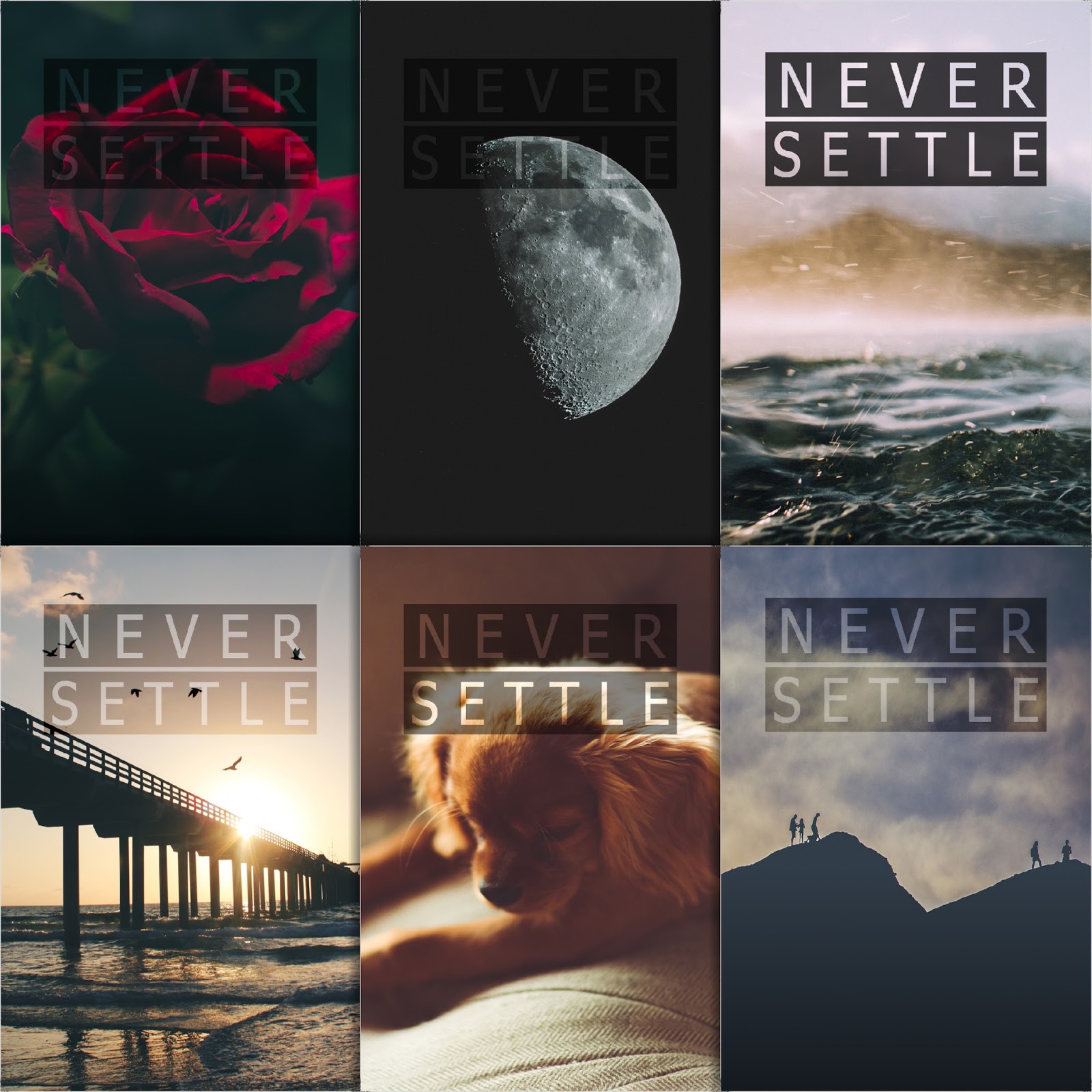 Never Settle Wallpaper Pack 4 (12 Wallpapers) - OnePlus Never Settle ...