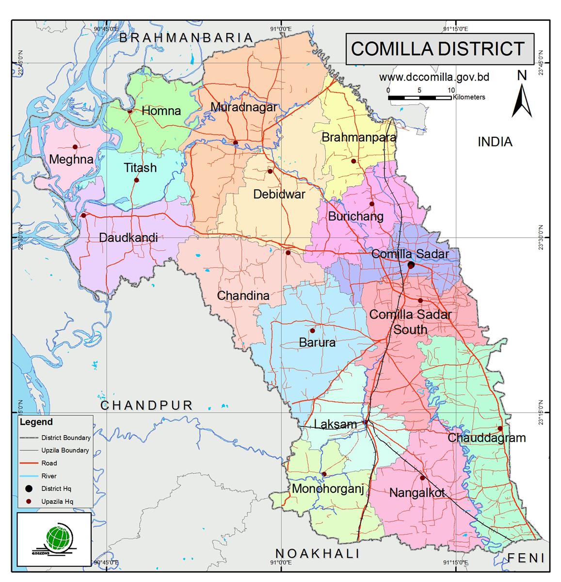 Comilla MAP ~ BDCANVAS