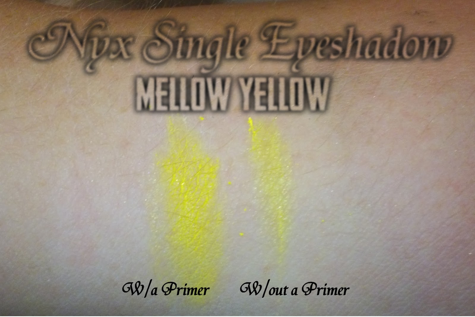.: NYX Single Eyeshadow (Mellow Yellow)