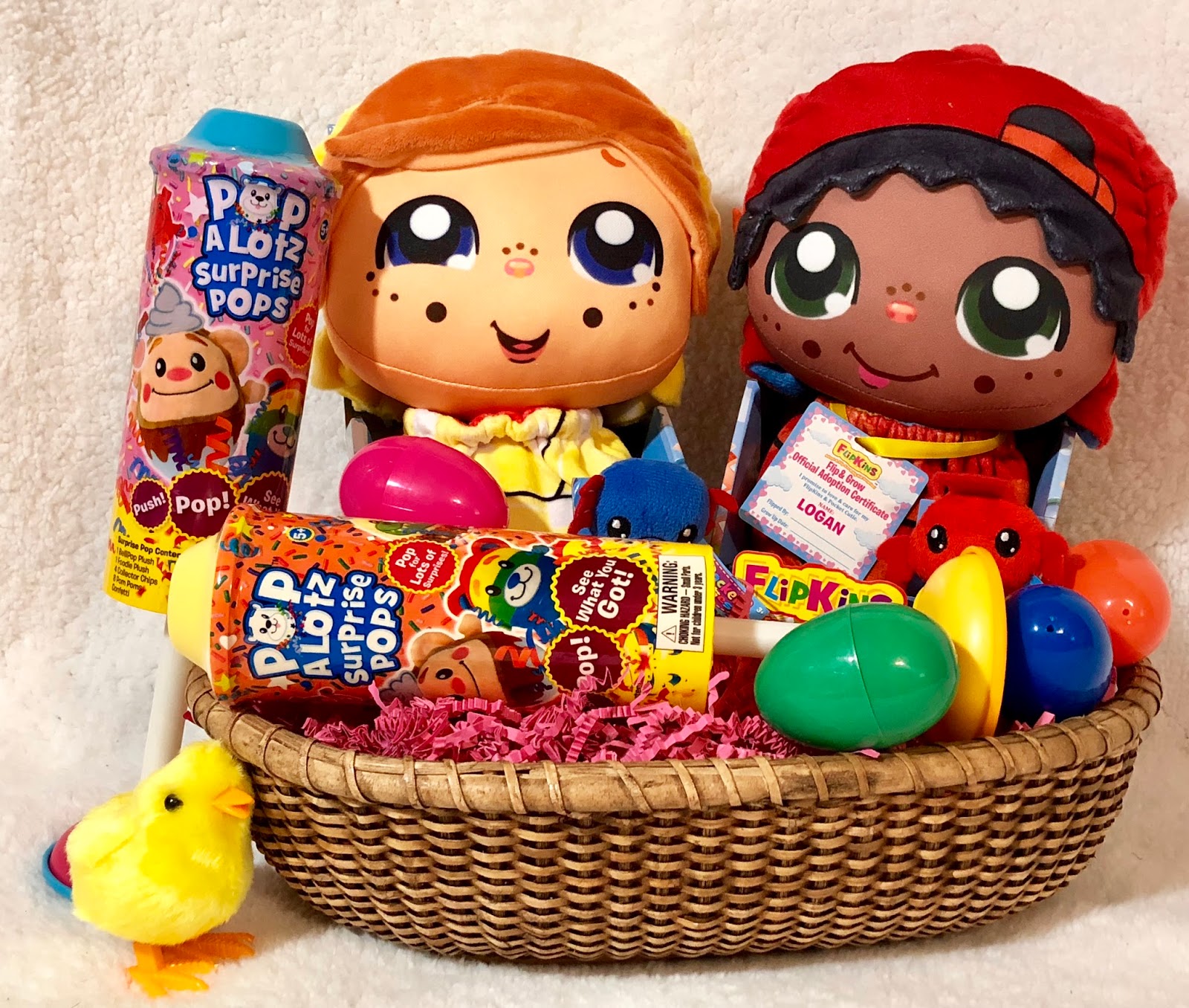 Stacy Talks & Reviews: Pop A Lotz Surprise Pops and Flipkins for Easter