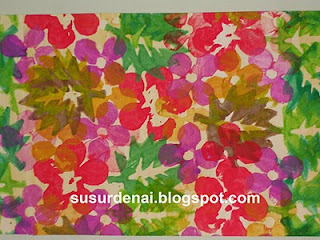 Life as an Art Student: MEMBUAT CORAK DAN REKAAN