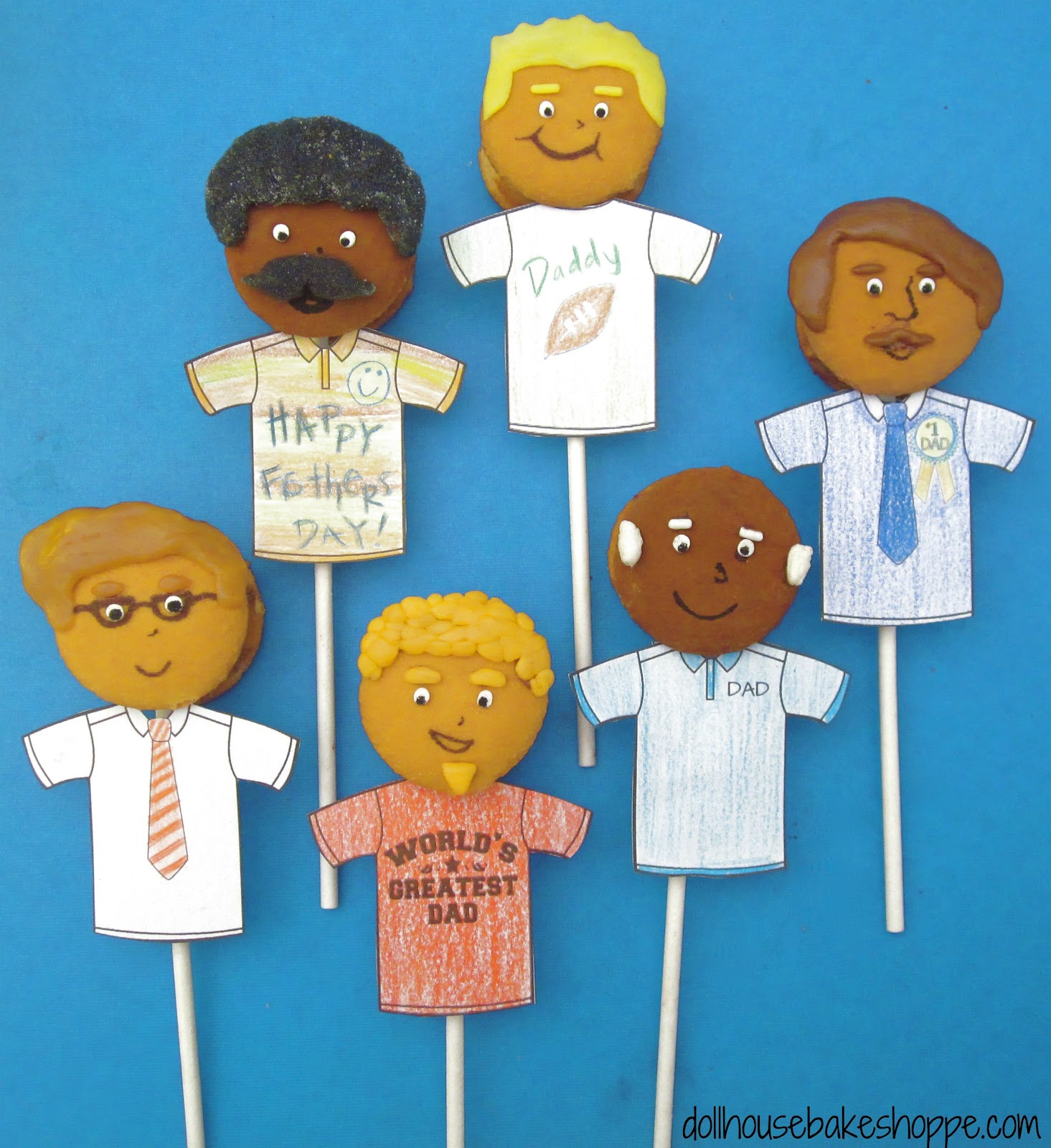 Customizable "Dad" Cookie Pops for Father's Day (LollyPapas) - The ...