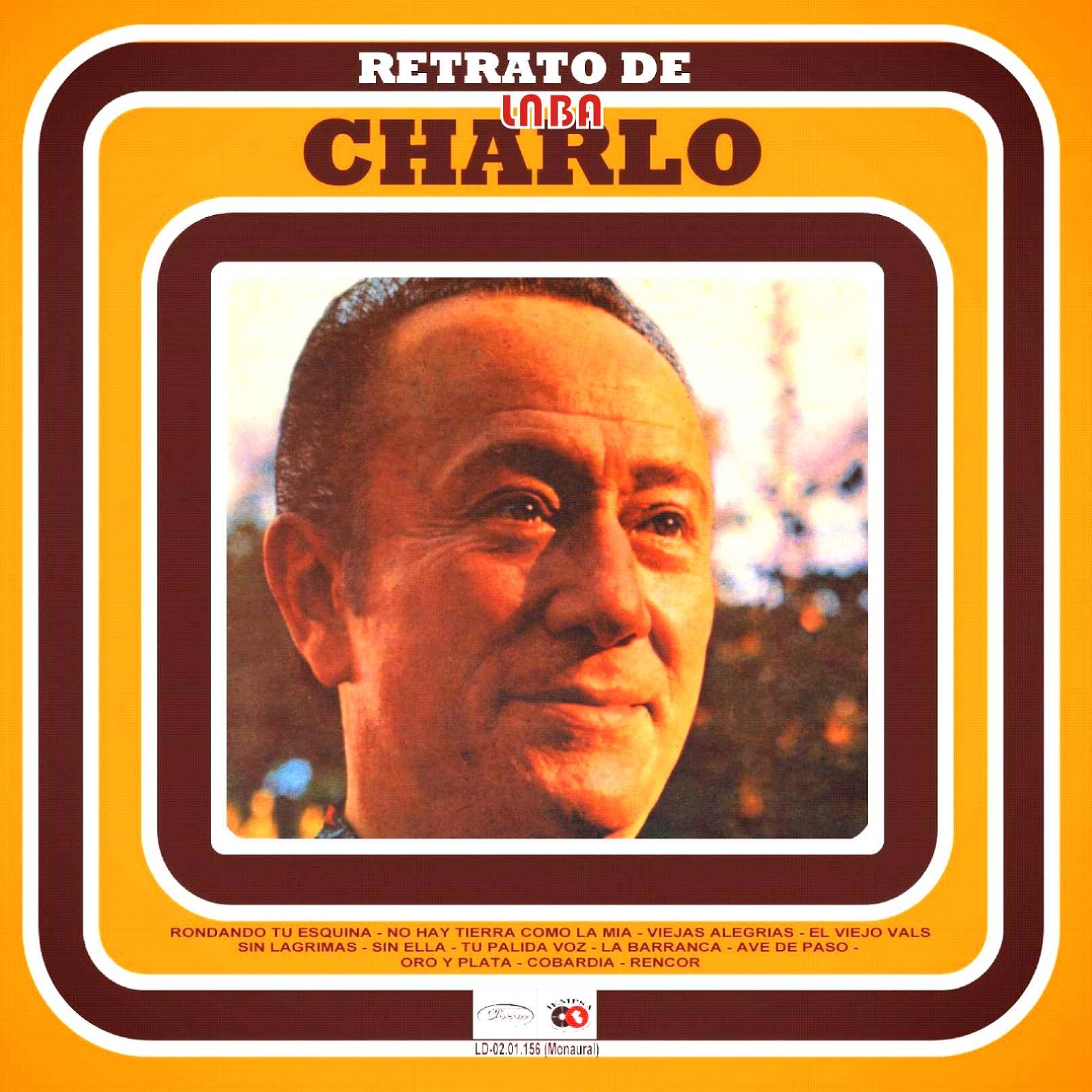 La nova Botica del Aleman.: Tango - Charlo – Retrato de Charlo