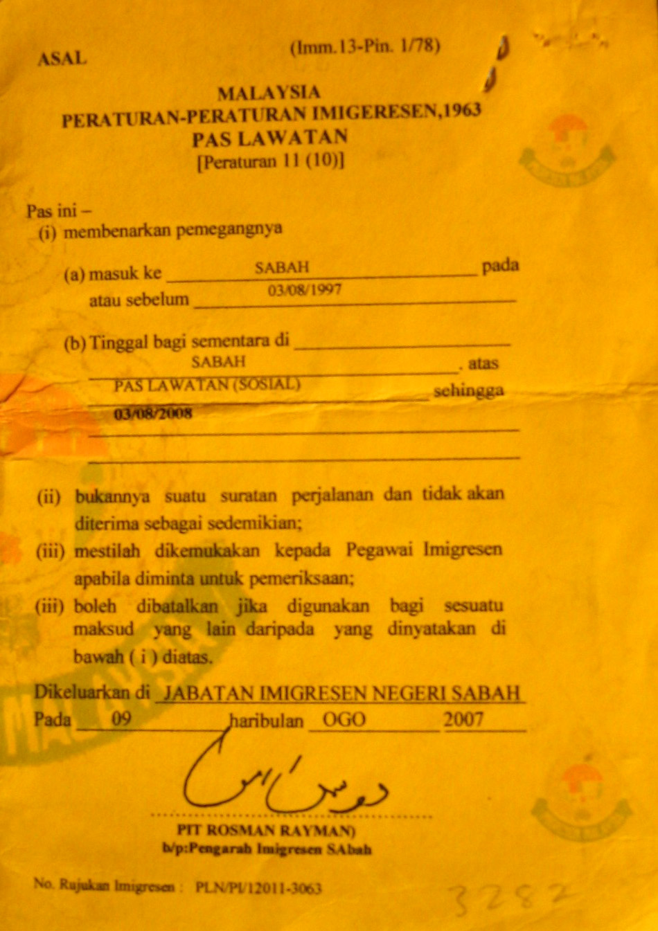 Sabahkini.net - Reveal The Truth, Prevail The Faith: IMM13, WARGANEGARA ...