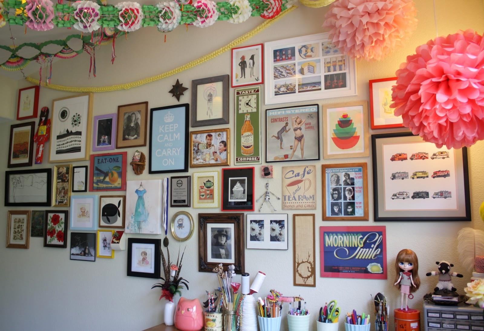Oh the Cuteness!: My New Craft Room!
