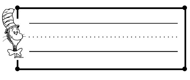 The Art of Teaching: A Kindergarten Blog: Dr. Seuss Name Tags and ...