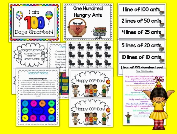 Creative Lesson Cafe: 100th Day and a Milestone Giveaway!