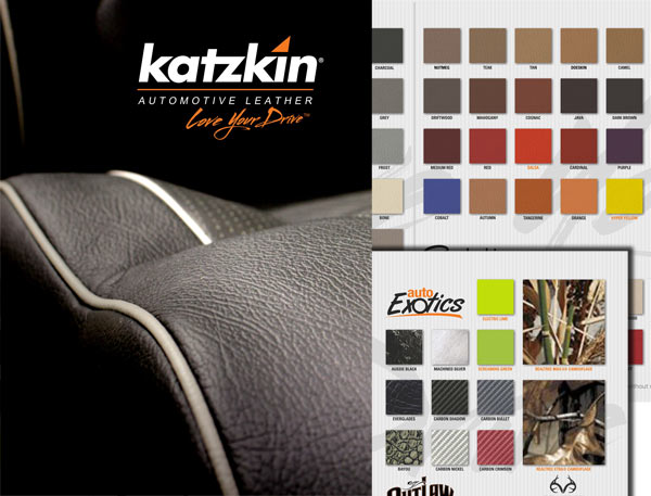 ShopSAR : New Colors added to latest Katzkin Samples Book
